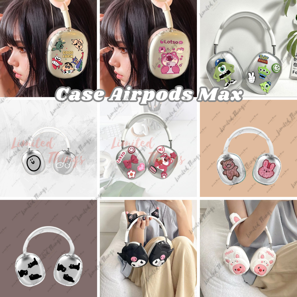 Jual Case Airpods Max Clear Casing Character Transparent Shinchan Lotso ...