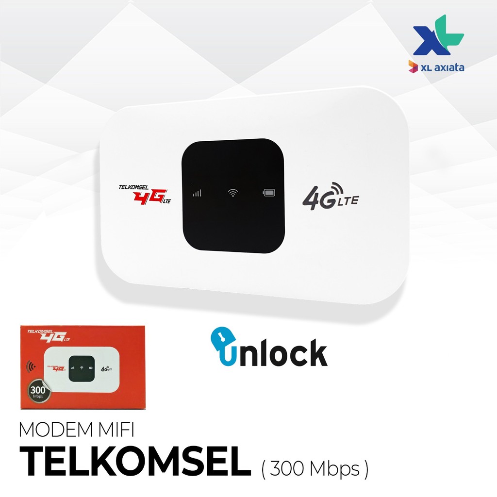 Jual MODEM MIFI TELKOMSEL 300MBPS (UNLOCK) MIFI | Shopee Indonesia