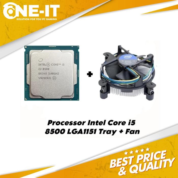 Jual Processor Intel Core I5 8500 Tray + Fan LGA 1151 | Shopee Indonesia