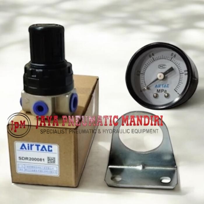 Jual AIR REGULATOR PNEUMATIC AIRTAC SDR100-06-1 SDR200-08-1 - SDR10006 ...