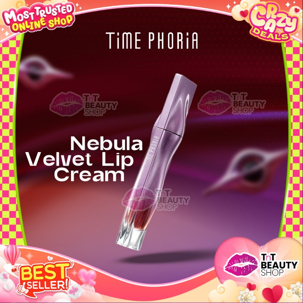 Jual TIMEPHORIA Nebula Velvet Lip Cream Waterproof Lipstik Longlasting ...