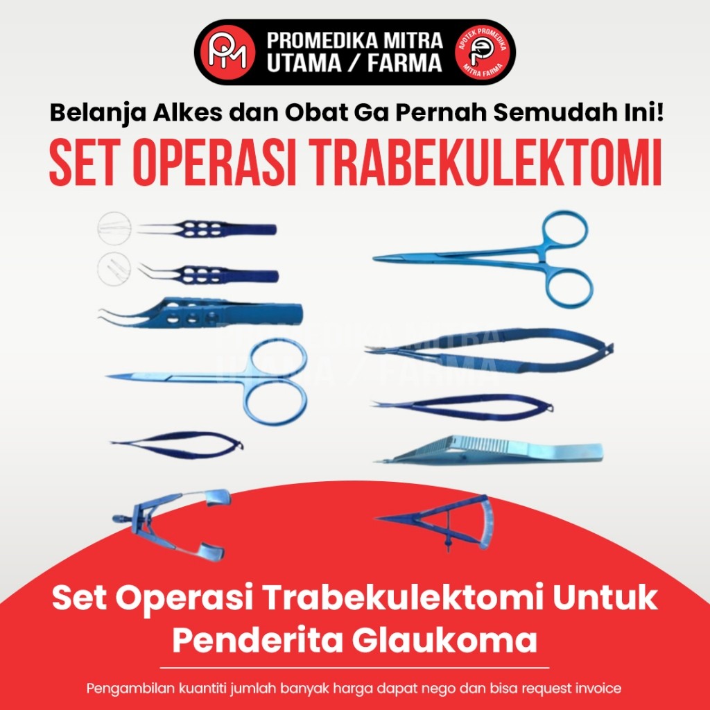 Jual Set Alat Operasi Trabekulektomi Untuk Penderita Glaukoma | Shopee ...
