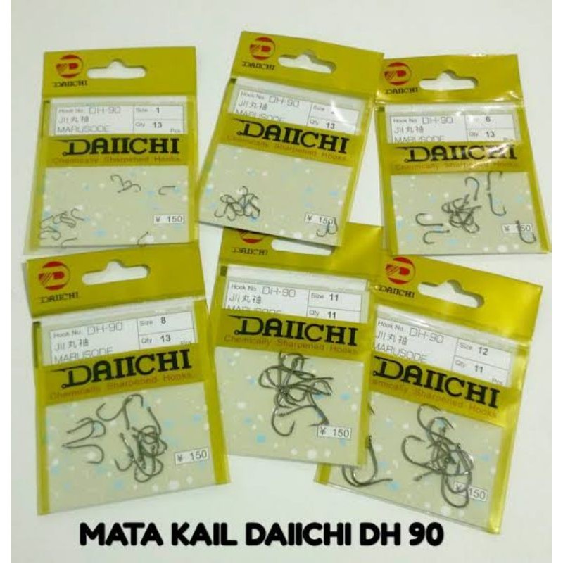 Jual TERMURAH MATA KAIL DAICHI "DH-90" (MARUSODE) (Black Chrome Lubang ...