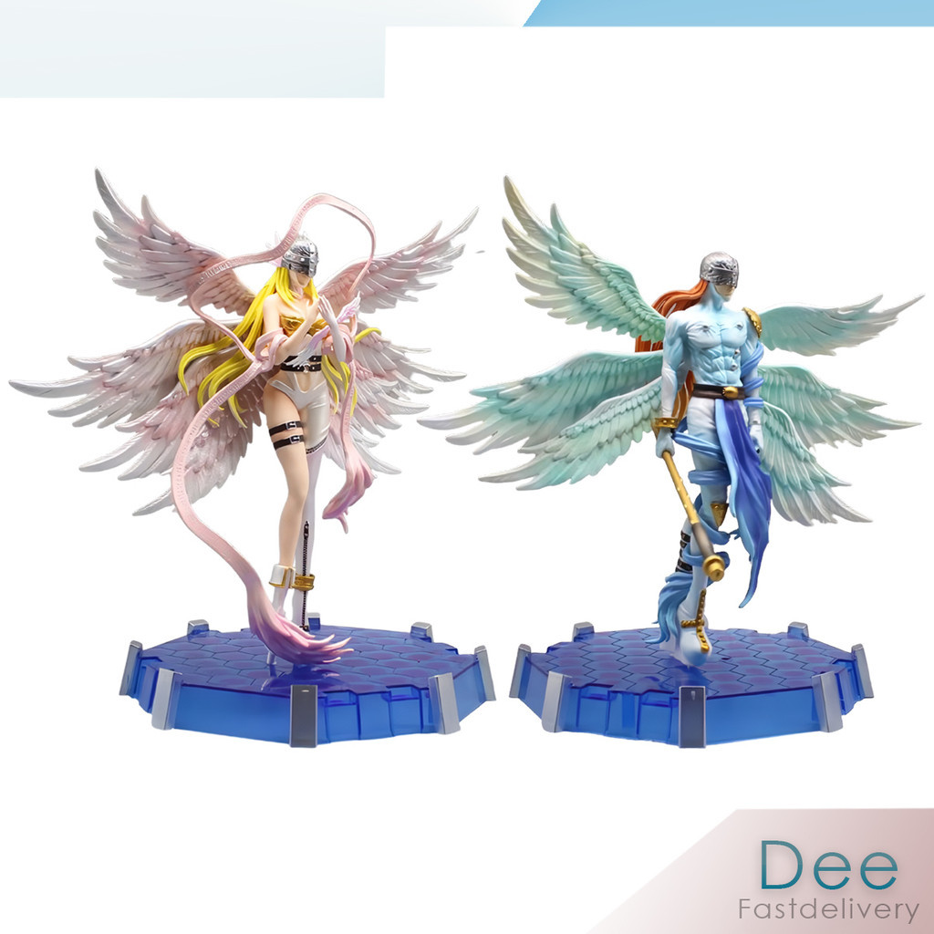 Jual Angemon Angewomon Digimon Moon Temple Light 28cm Action Figure ...