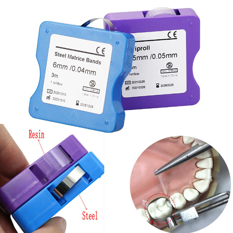 Jual Dental resin matriks steel matrix band transparan / mylar seluloid ...