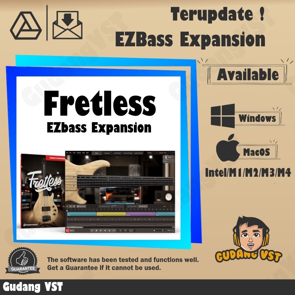 Jual Fretless EZBass Expansion EBX WINDOW / MAC Terbaru | Shopee Indonesia