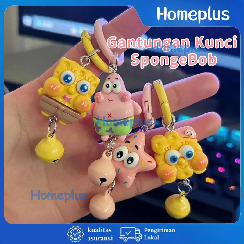 Jual Ganci Spongebob Patrick Lucu Imut Plus Lonceng Ganci Resin ...
