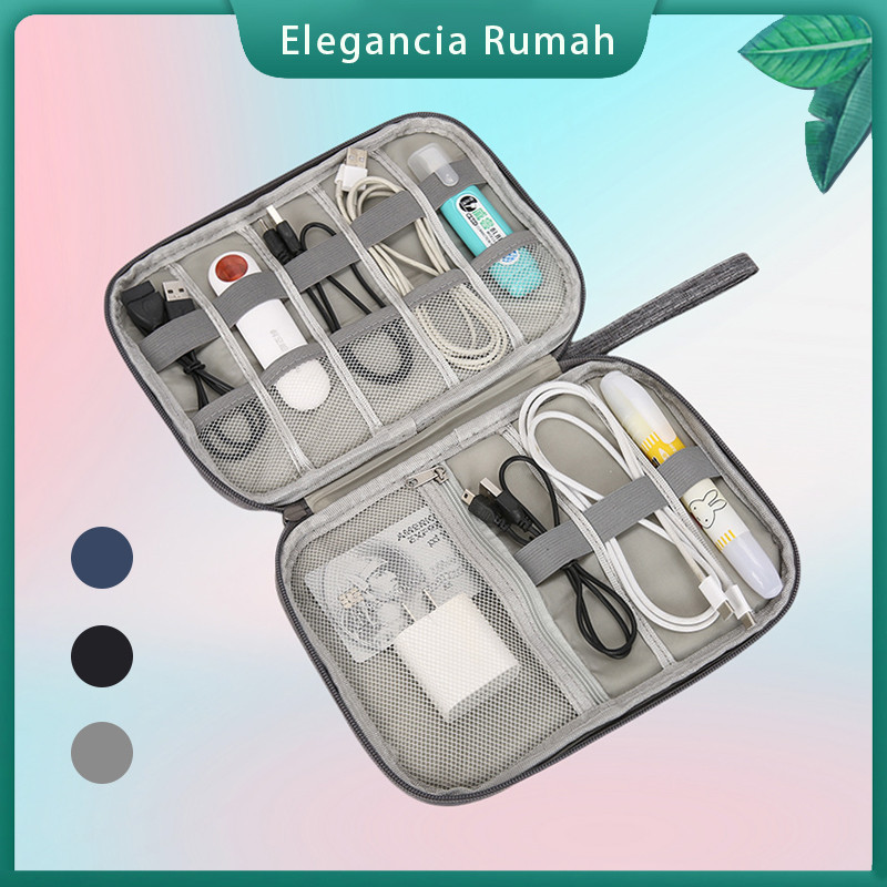 Jual Electronic Organizer /Tas Penyimpan Kabel Data/Bag Travel ...