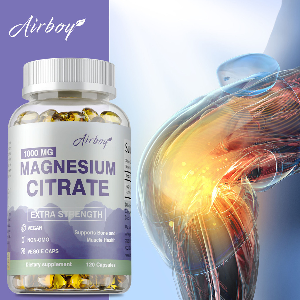 Jual Kapsul Magnesium Citrate & Oksida, Mendukung Kekuatan Tulang ...