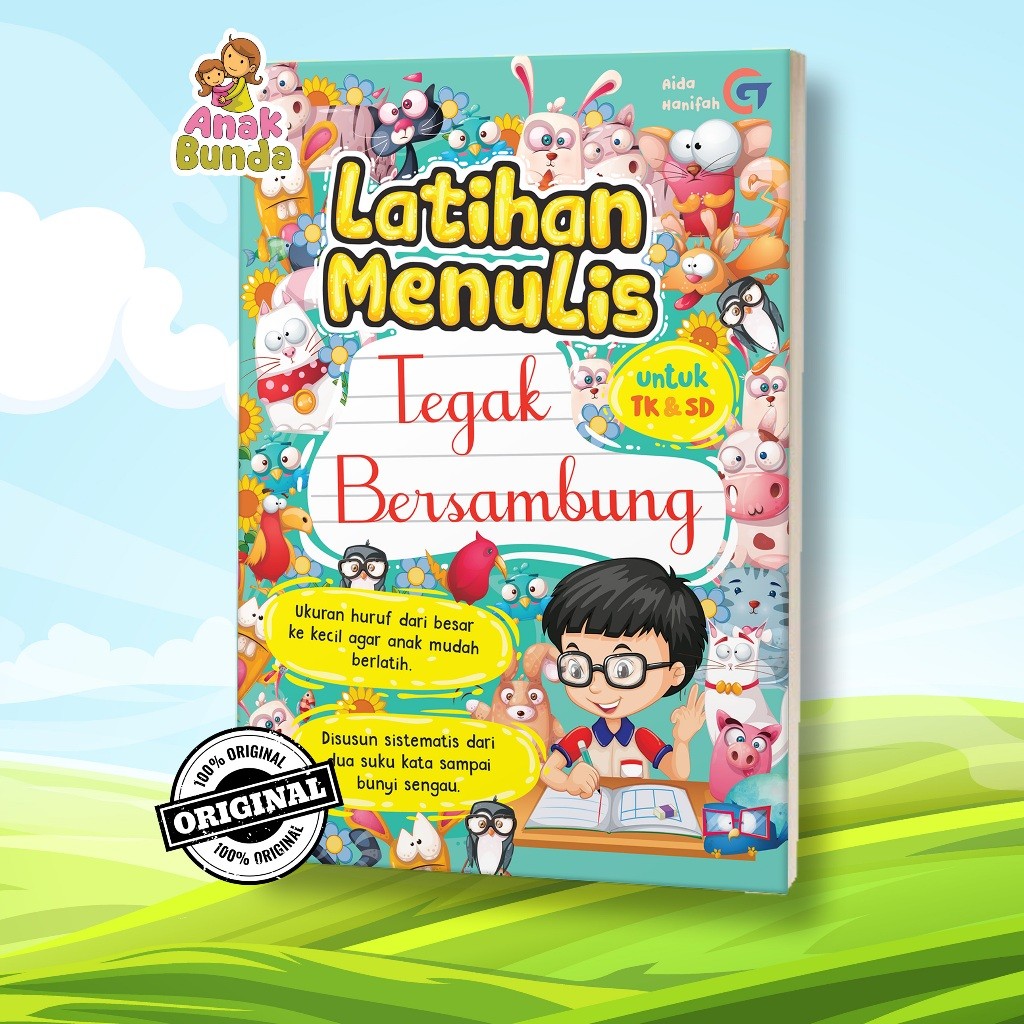 Jual Buku Latihan Menulis Dengan Rapi Tegak Bersambung Anak Tk Paud ...