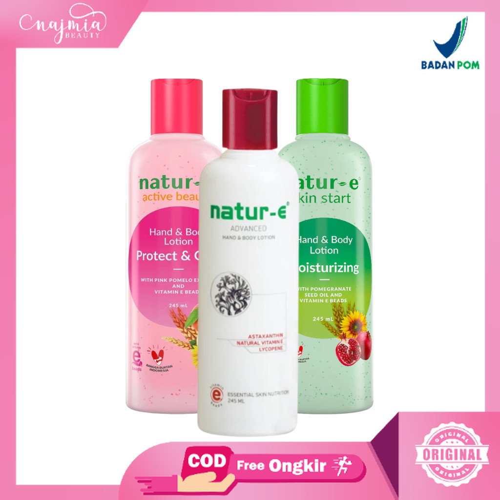 Jual NAJMIA Natur-E Hand Body Lotion Series | Skin Start Moisturizing ...