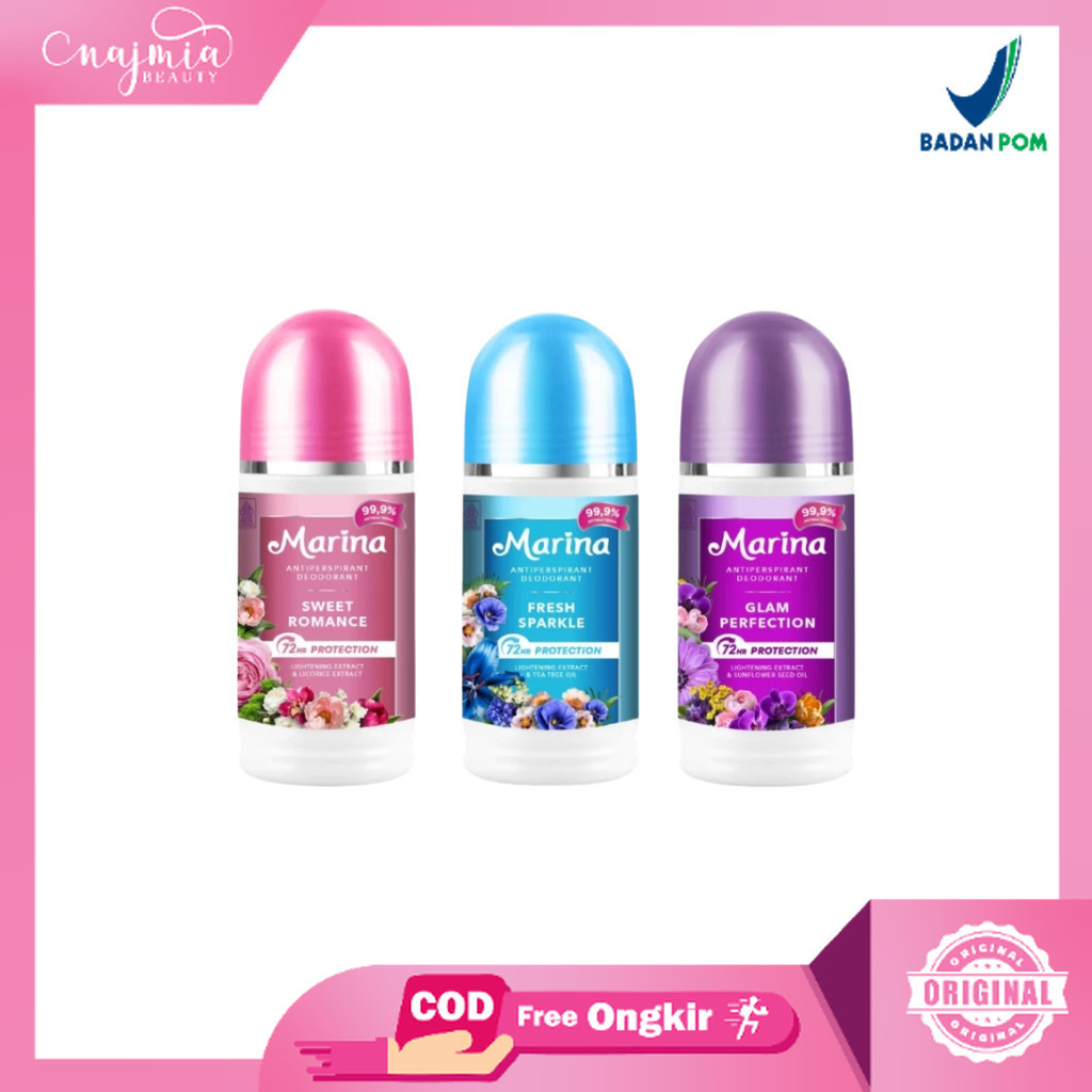 Jual Marina Antiperspirant Deodorant 50Ml - Deodorant | Shopee Indonesia