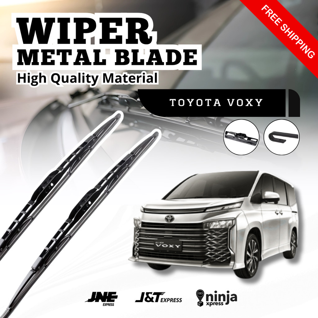 Jual Wiper Metal Blade Mobil Toyota Voxy Model Frame Besi Konvensional ...