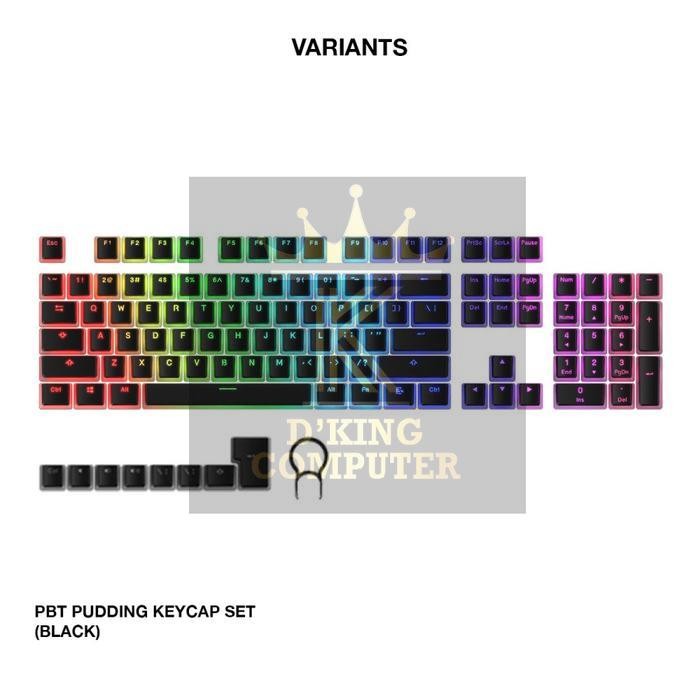 Jual Tecware PBT Pudding Keycap Set For Mechanical Keyboard Gaming ...