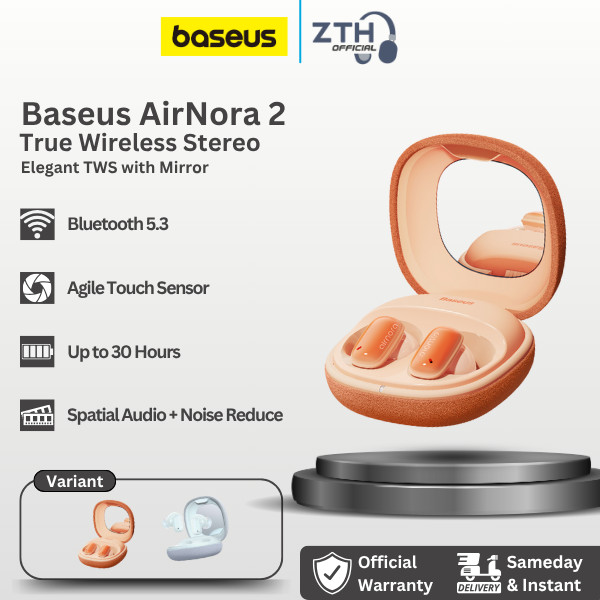 Jual Baseus AirNora 2 Air Nora TWS Noise Cancelling Earbuds ANC ...