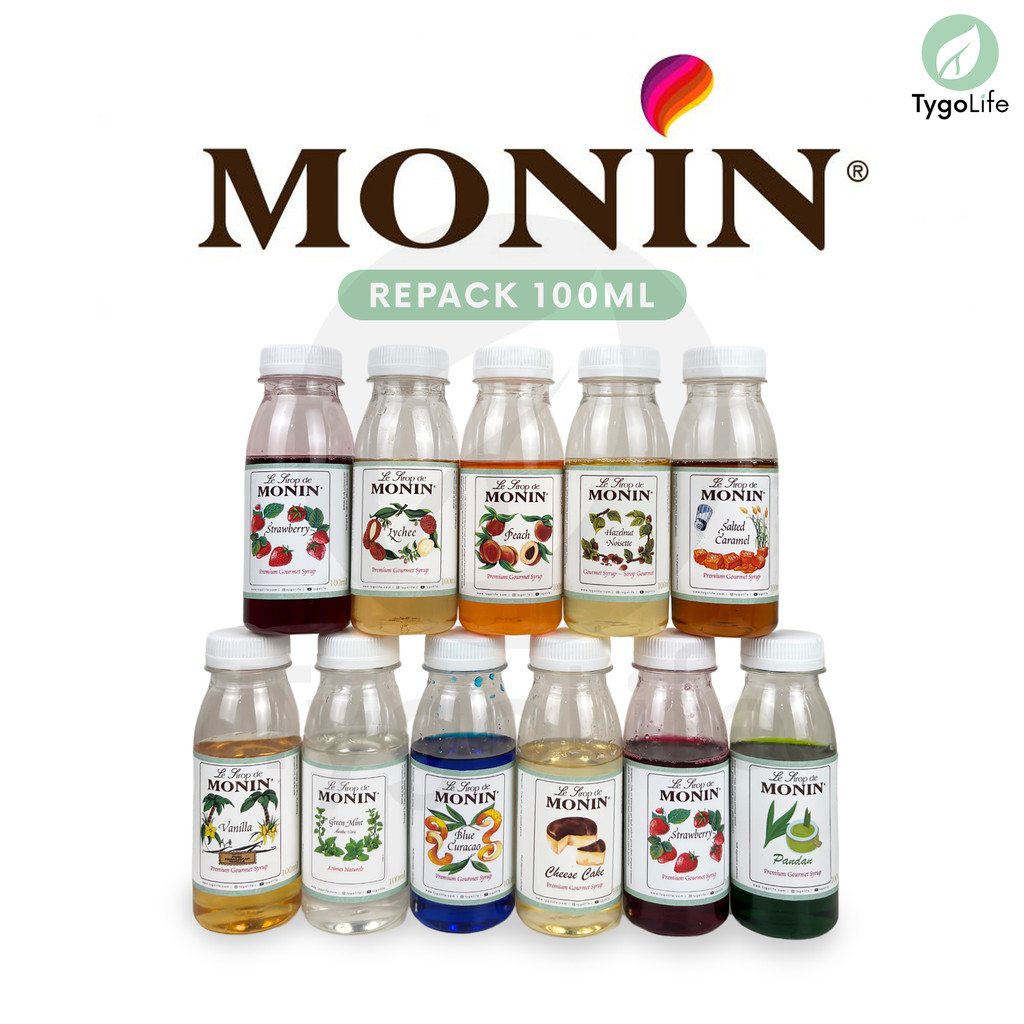 Jual MONIN SYRUP REPACK 100ML FLAVOURED SIRUP FRENCH MONIN BANYAK RASA ...