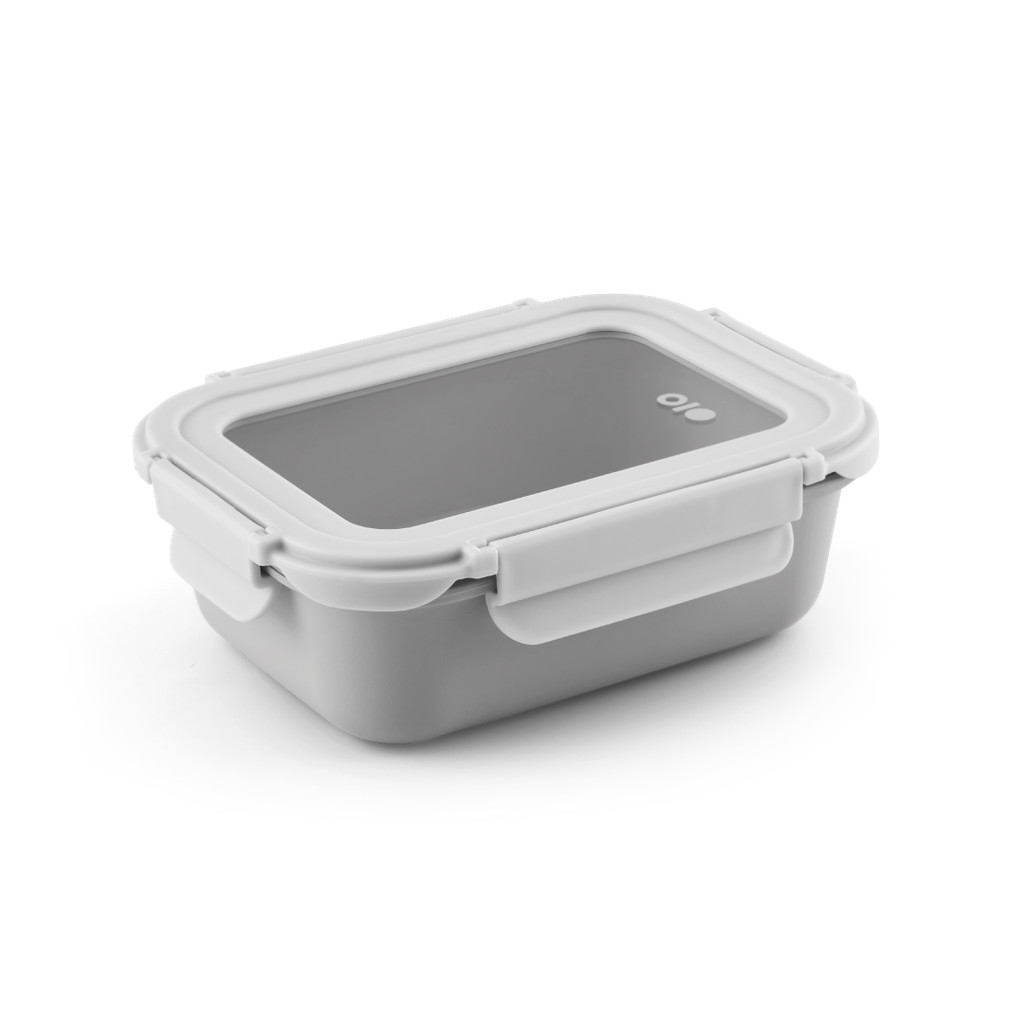 Jual Montigo | OiYO Lunch Box 640ml Cloud Grey | Shopee Indonesia