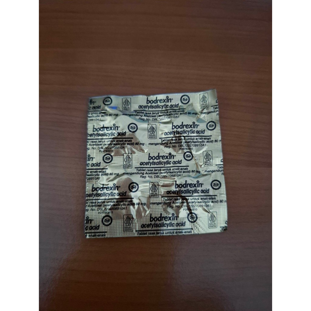 Jual Bodrexin per 1 strip isi 4 tablet hisap obat demam panas anak ...