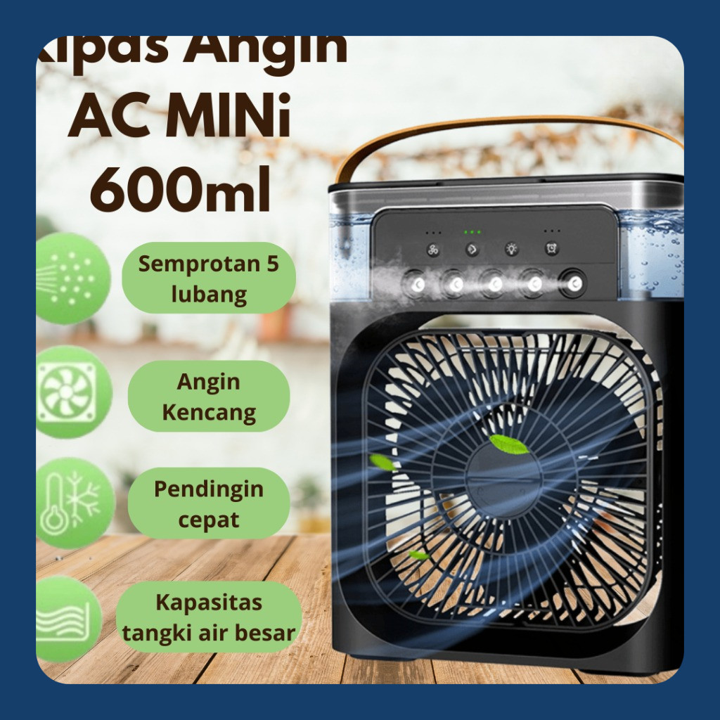Jual Kipas AC Pendingin Mini Kipas AC Air Cooler Pendingin 600 Ml Nano ...