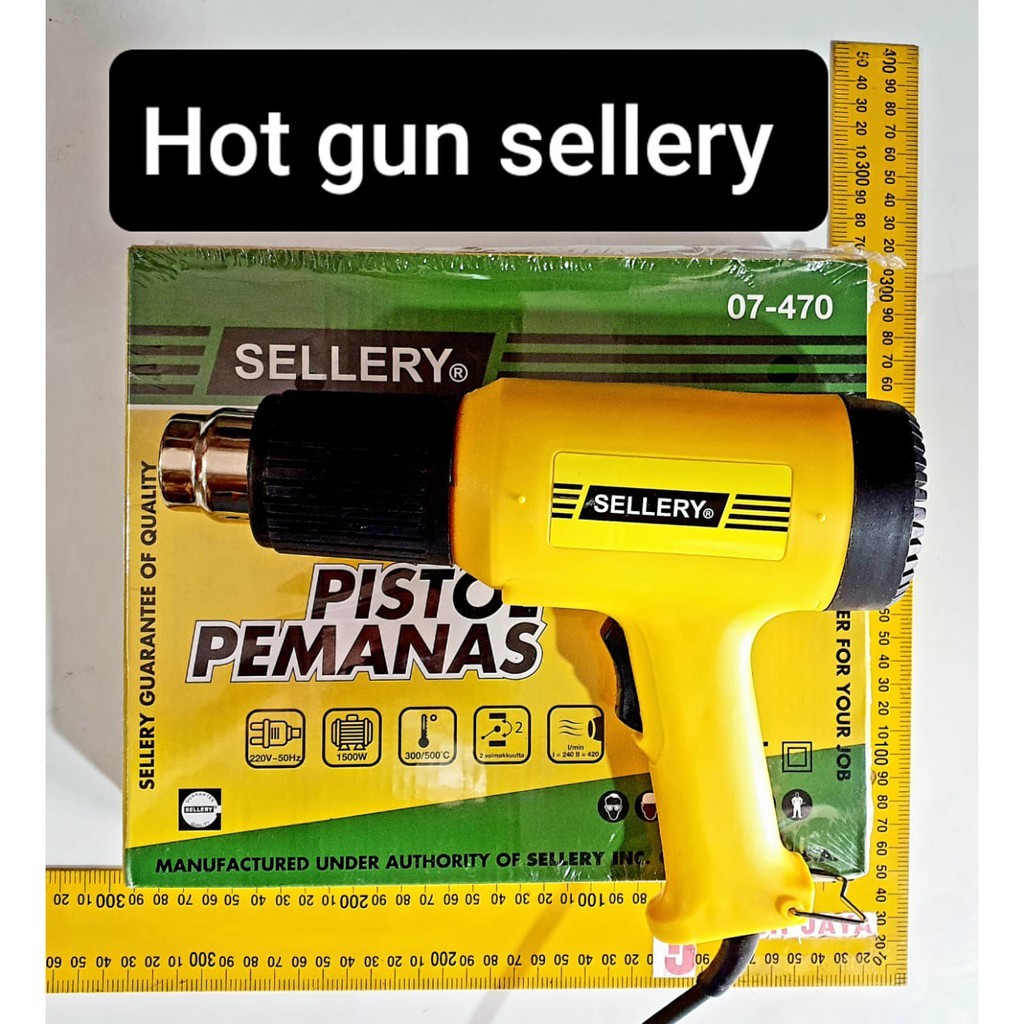 Jual SELLERY Hot Air Gun / Heat Gun HG-500 PISTOL PEMANAS Heat Gun Air ...