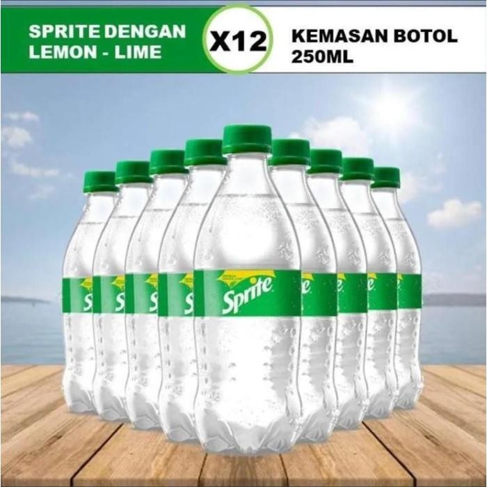 Jual Sprite Botol 250 ml. 1 pack isi 12 pcs. | Shopee Indonesia