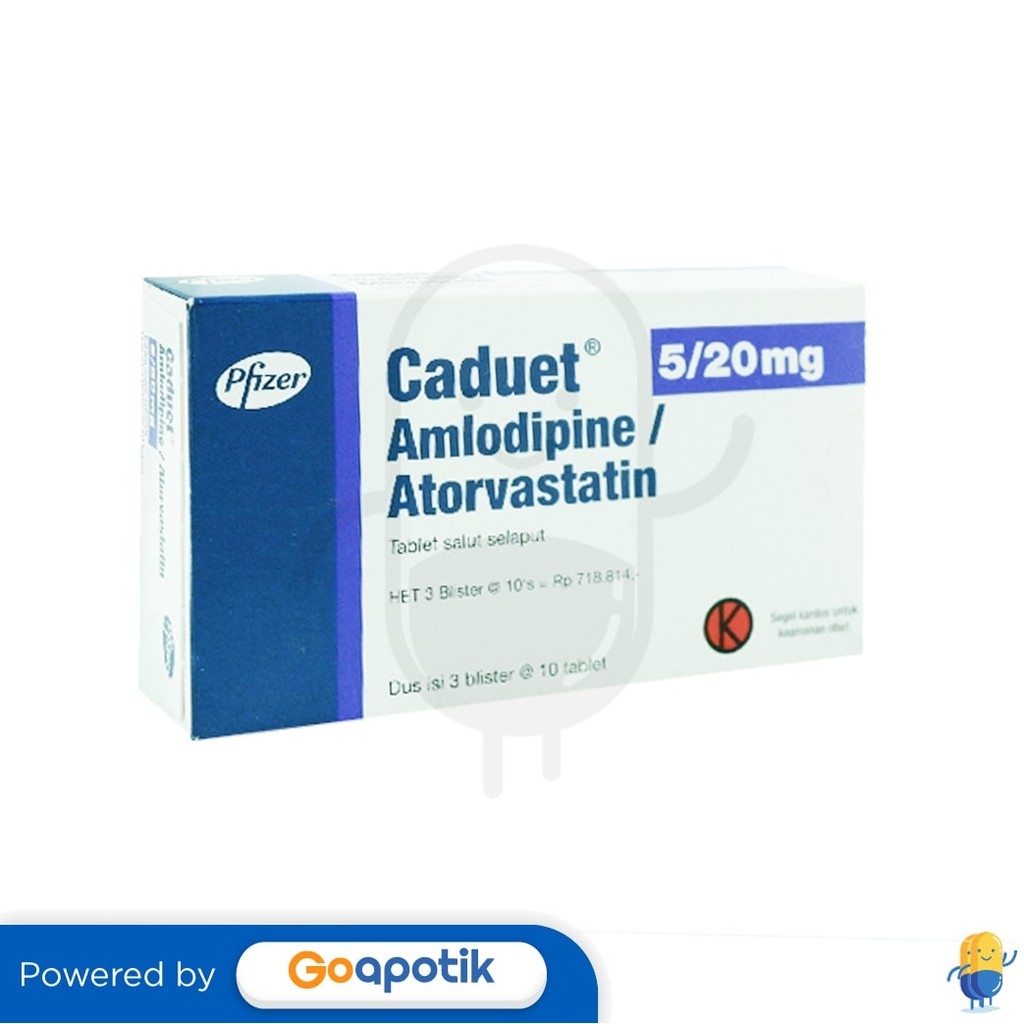 Jual Caduet 20 Mg/5 Mg Box 30 Tablet | Shopee Indonesia