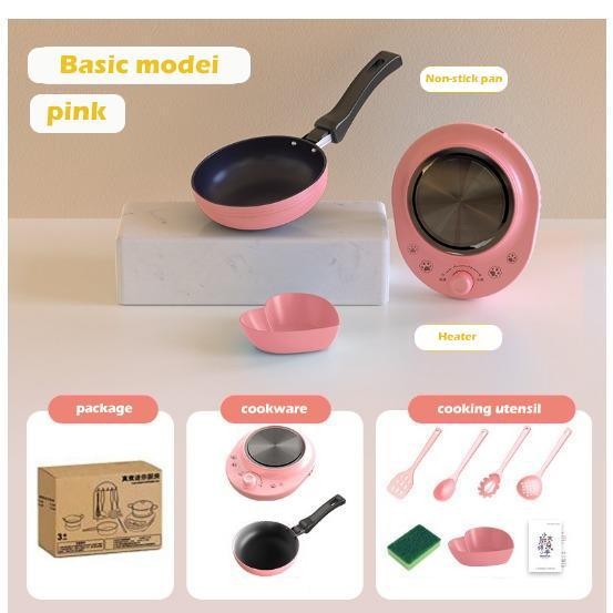 Jual [COD] kitchen utensils can be used for cooking girls cookware set ...