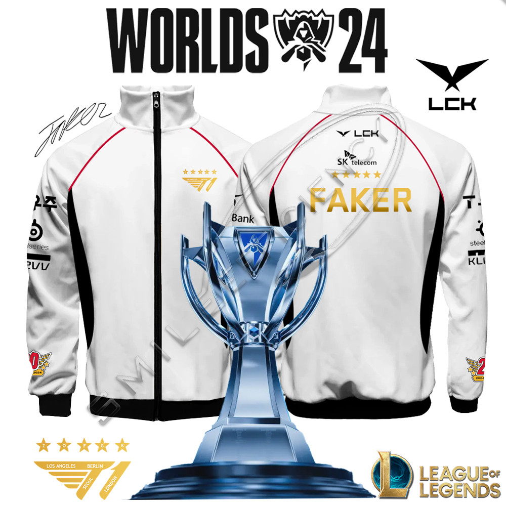Jual T1 E-sports Club Champion Five-Star Limited Team Uniform Jacket ...