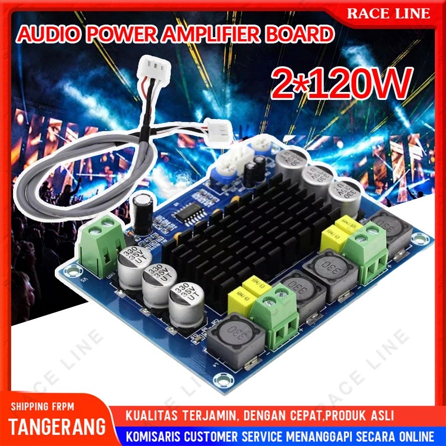 Jual TPA3116D2 2x120W Dual-channel Stereo High Power Digital Audio Power Amplifier Class D XH ...
