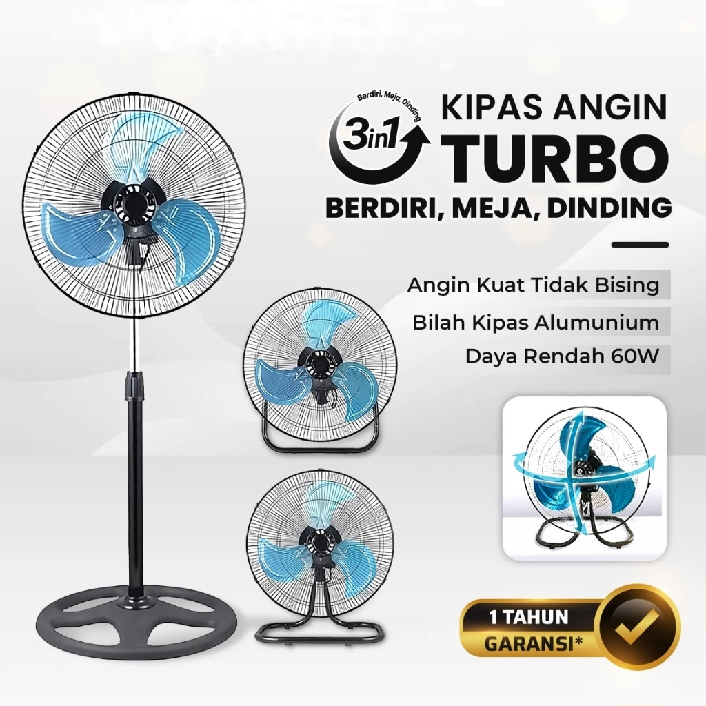 Jual kipas angin berdiri tornado murah 12 inch 25 Watt Yasaka 3 in 1 ...