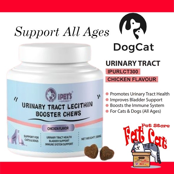 Jual Suplemen Obat Urinary iPet's Urinary Lecithin Tract Booster Chews ...