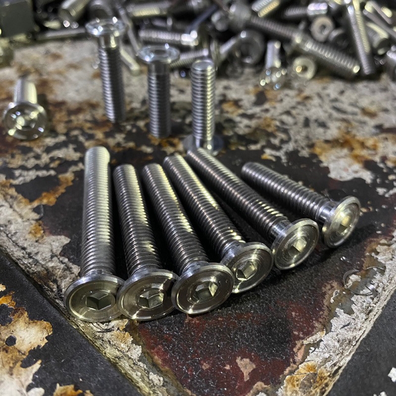 Jual baut L slim stainless drat 12 / m8 probolt slim stainless MADE IN NGANJUK panjang 2 cm ...