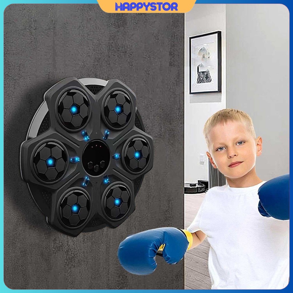 Jual Mesin Tinju Music Boxing Machine Wall Target Bluetooth 3 Speed ...