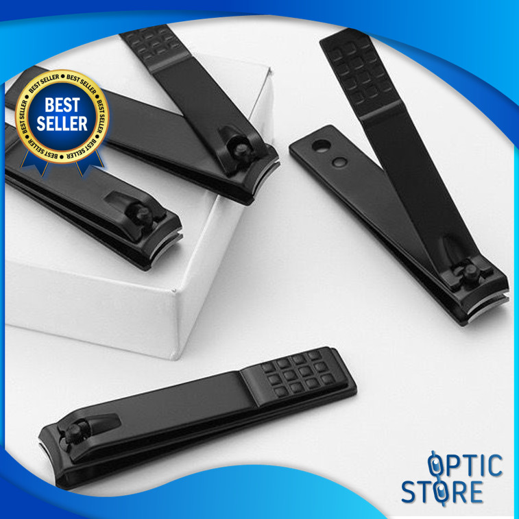 Jual OPTIC 5580 Alat Menicure Pedicure Gunting Kuku Hitam Stainless ...