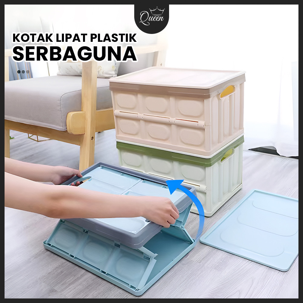 Jual QG Kotak Lipat Kontainer Plastik Folding Container Storage Box ...