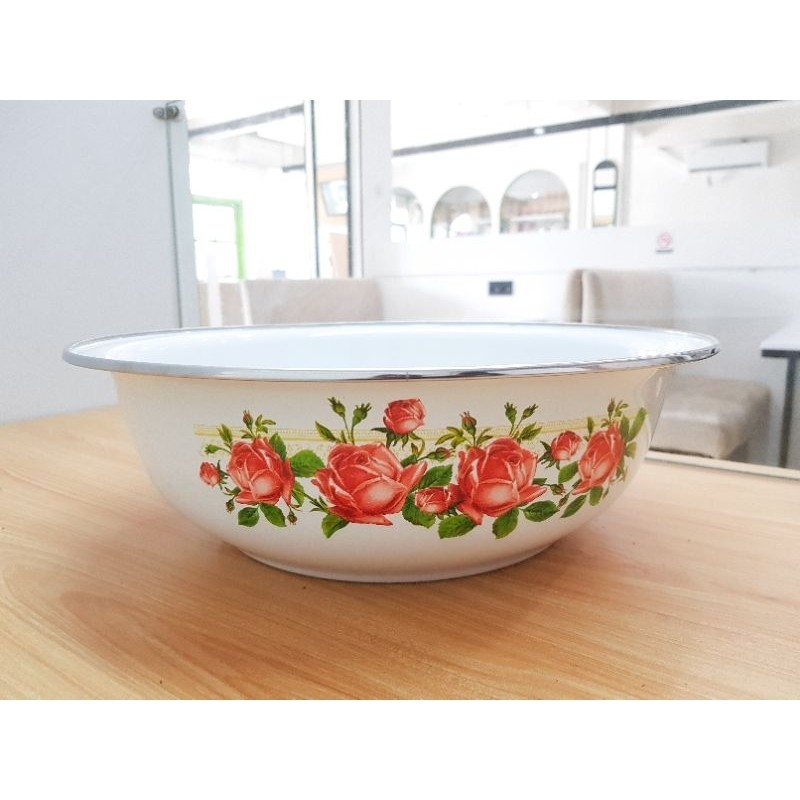 Jual WASKOM KUWUNG ENAMEL IDEAL UKURAN 30, 35, 37, 40 | WASKOM ENAMEL ...
