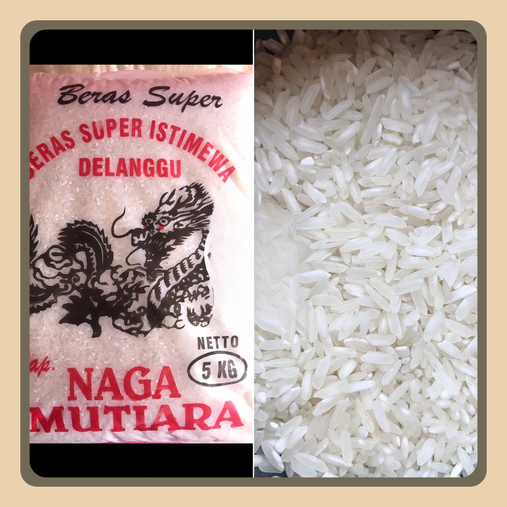 Jual Beras Naga Mutiara Hitam 5 Kg PROMO (Beras Pulen Beras Murah Beras ...