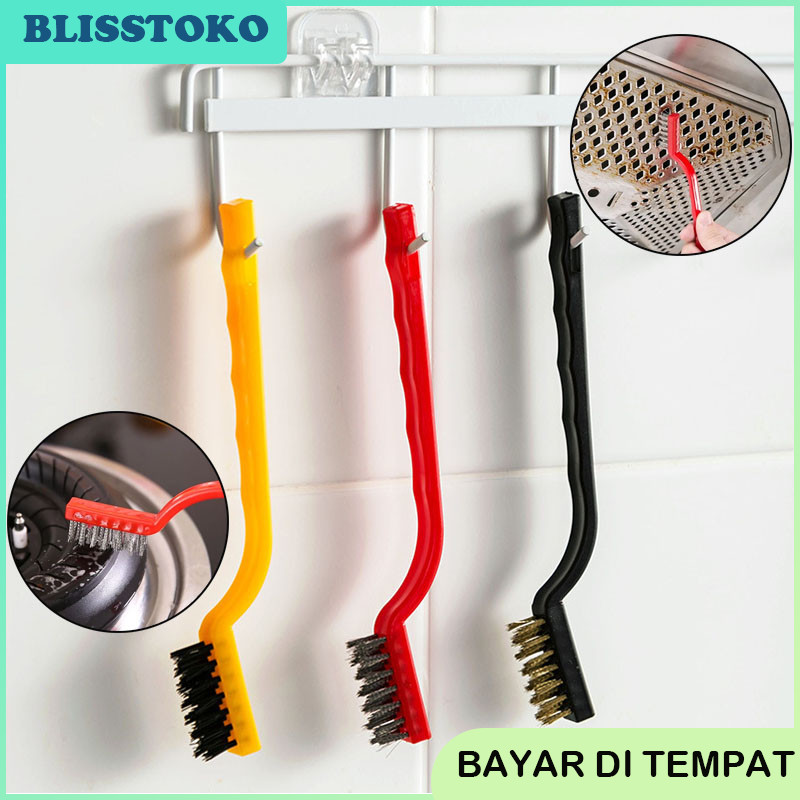 Jual Sikat Kawat Set Kuningan Baja Nylon 3 Pcs 3 In 1 Mini Wire Brush ...