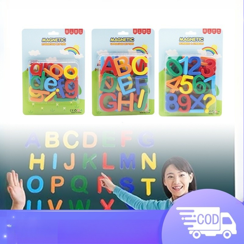 Jual Huruf ABC Magnetik + 26Buah Warni - Mainan Edukasi Anak PAUD TK ...