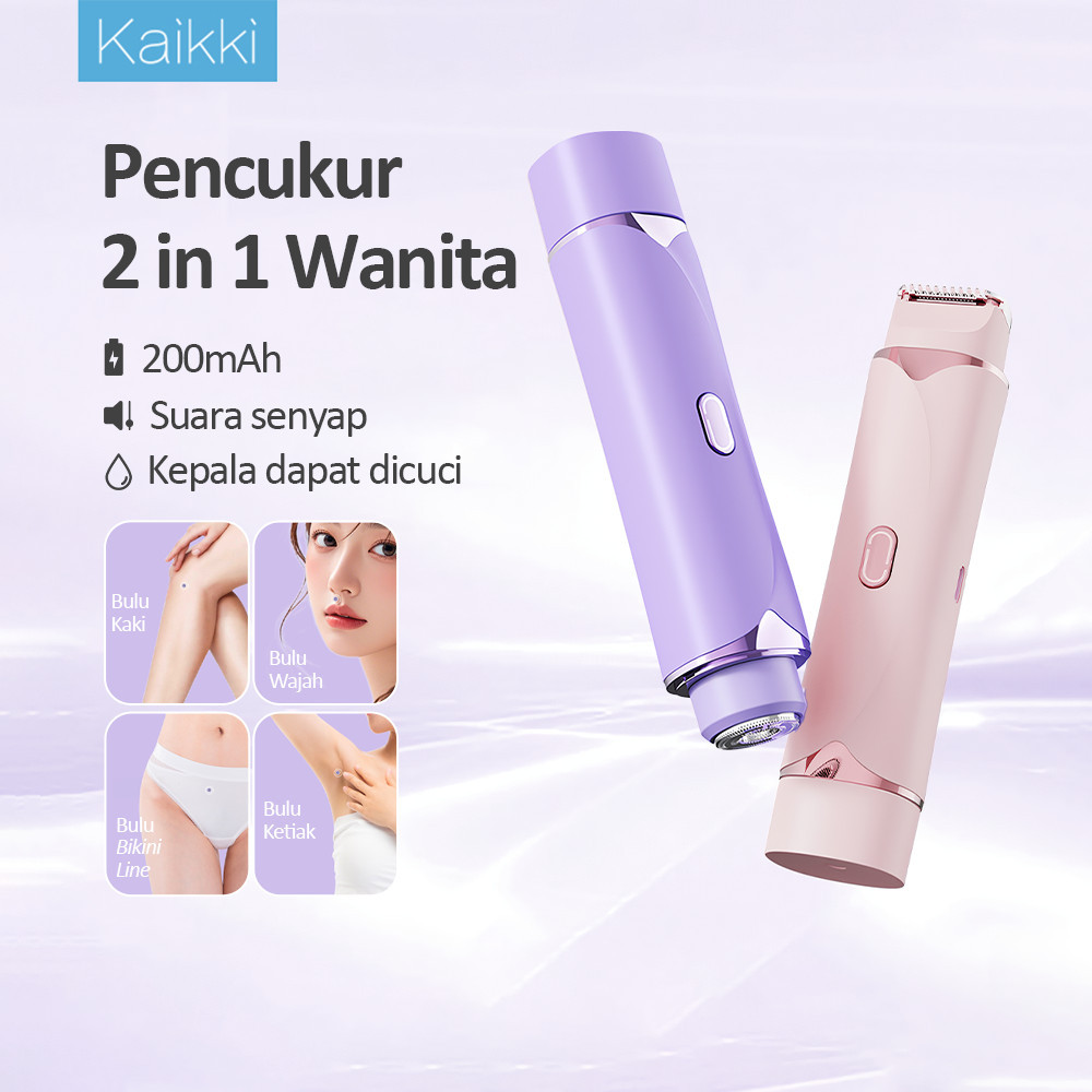 Jual Kaikiki 2 in 1 Alat Cukur Bulu Wanita Epilator Pencukur Cukuran ...
