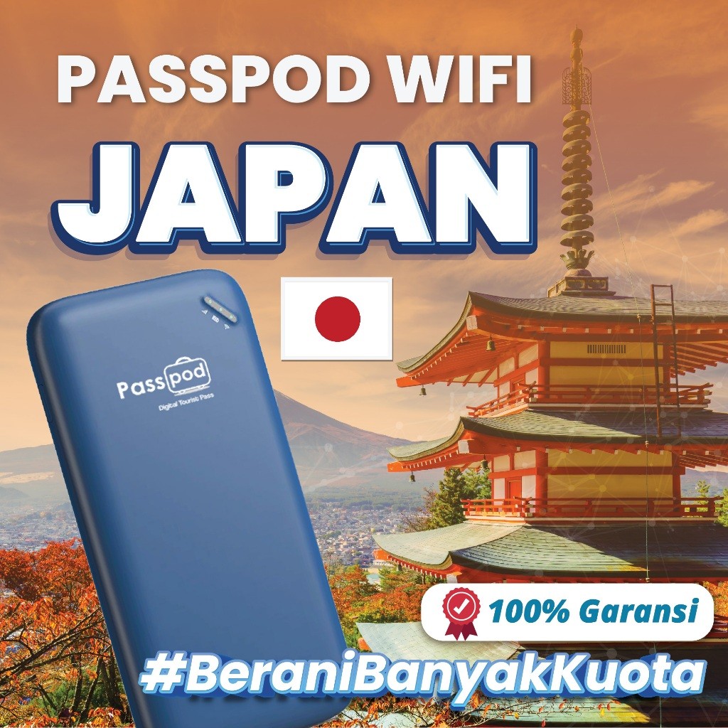 Jual Passpod Data Travel Modem WiFi Jepang UNLIMITED - Japan | Shopee ...