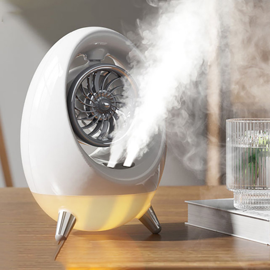 Jual Dual Spray air Cooler USB Desktop Small Spray Fan Mini ...