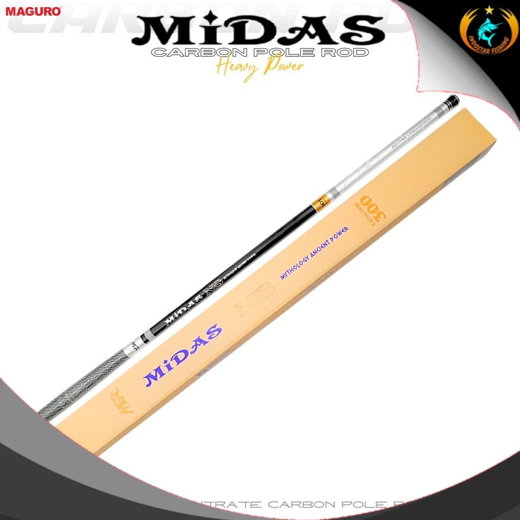 Jual Joran Tegek MAGURO Midas NS Pole Rod Mancing Galatama Kolam Ruas ...