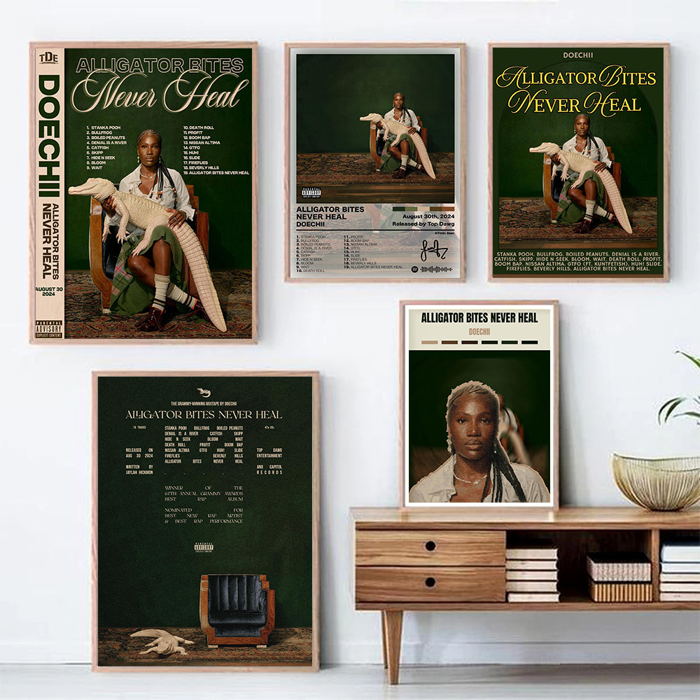 Jual Hip Hop Rapper Doechii Alligator Bites Never Heal Album Cover ...