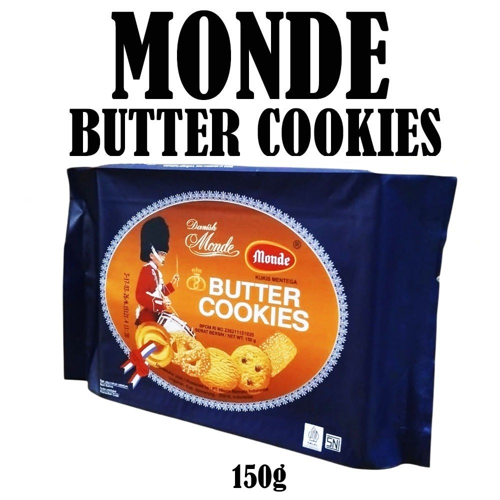 Jual MONDE BUTTER COOKIES 150gr | Shopee Indonesia
