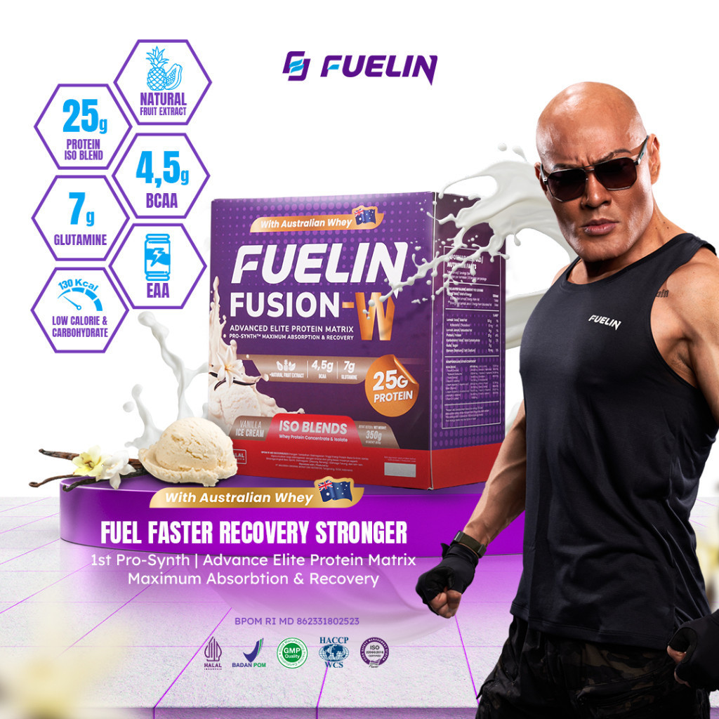 Jual FUELIN - Whey Protein & Isolate Susu Protein Performa & Recovery ...