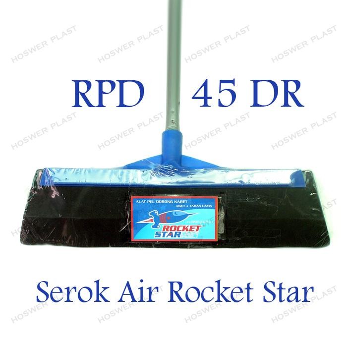 Jual 1 set Serokan air / Serok Lantai / Floor Wiper Rocket Star RPD-45 ...