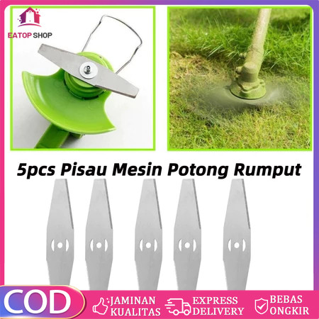 Jual 5Pcs Pisau Mesin Potong Rumput/ Pisau Potong Rumput/ Mata Pisau ...