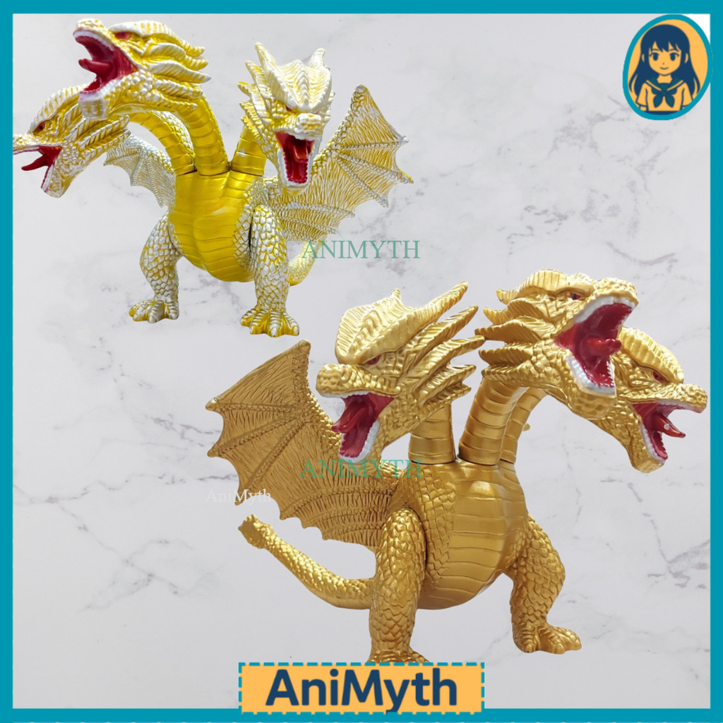 Jual Action Figure KING GHIDORAH - Godzilla Kaiju Mainan Monster Naga ...