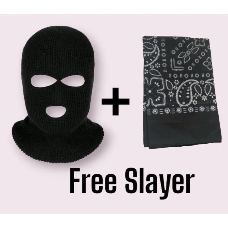 Jual PROMO Buy 1 GET 1 TOPI KUPLUK MASKER NINJA/KETHU/SEBO MATA 3/TOPI ...
